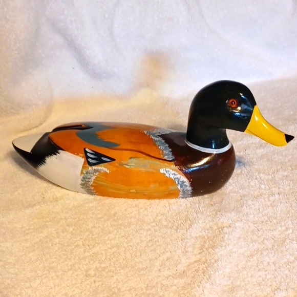 Vintage | Accents | Vintage Handmade Wooden Duck 4 Inch | Poshmark